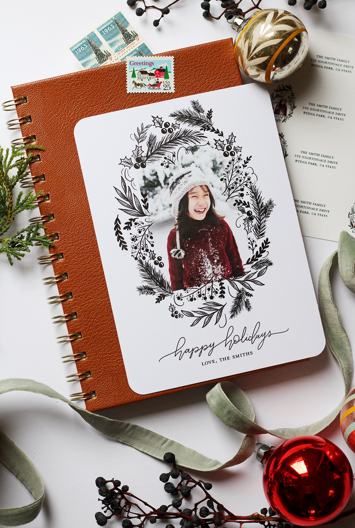 Lily & Val For Mixbook Custom Holiday Photo Cards - Lily & Val Living Lily & Val For Mixbook Custom Holiday Photo Cards - Lily & Val Living