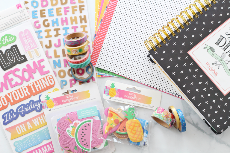 Crafting the Keepsake Kitchen Diary with Amy Tangerine Scrapbook Supplies