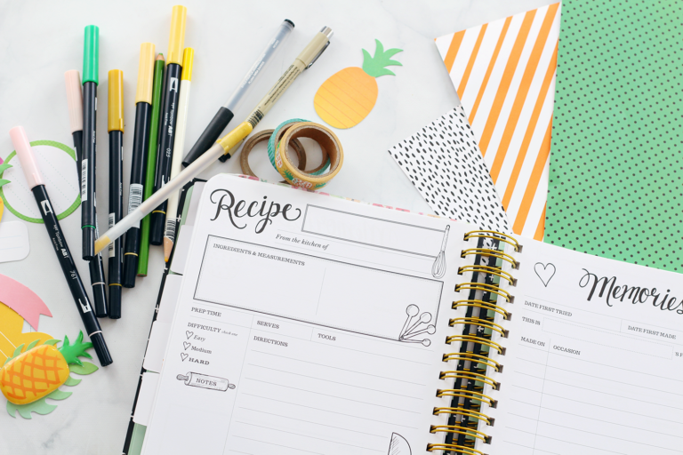 Crafting the Keepsake Kitchen Diary with Amy Tangerine Scrapbook Supplies