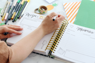 Crafting the Keepsake Kitchen Diary with Amy Tangerine Scrapbook Supplies