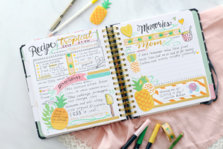 Crafting the Keepsake Kitchen Diary with Amy Tangerine Scrapbook Supplies