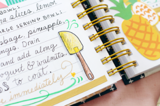 Crafting the Keepsake Kitchen Diary with Amy Tangerine Scrapbook Supplies