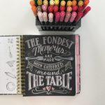 How Amy Tangerine Scrapbooks Her Keepsake Kitchen Diary - Lily & Val Living