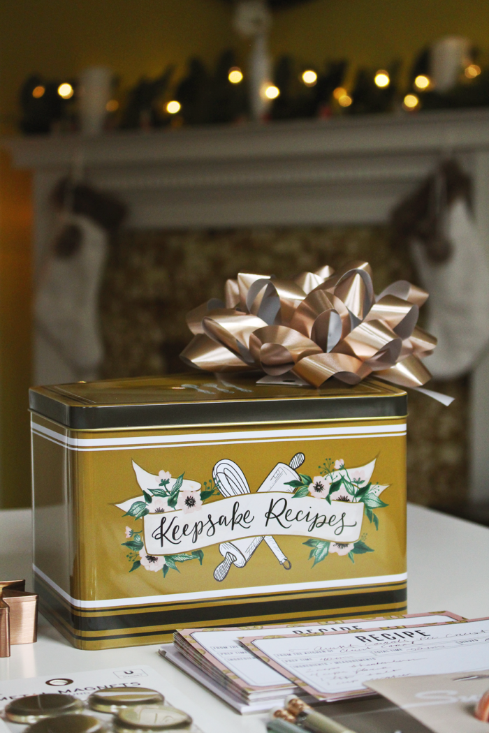Holiday Recipe Tin Gift Idea - Lily & Val Living